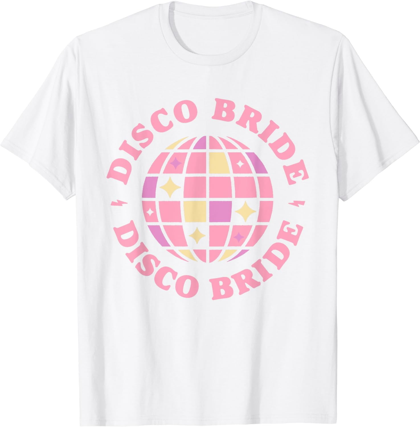 Retro Disco Bride Bachelorette Party 90s Disco Ball T-Shirt - Walmart.com