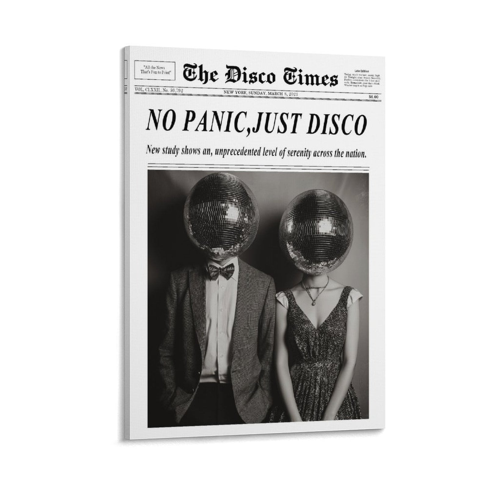 Retro Disco Disco Time Posters Wall Art Decorative Posters Room ...