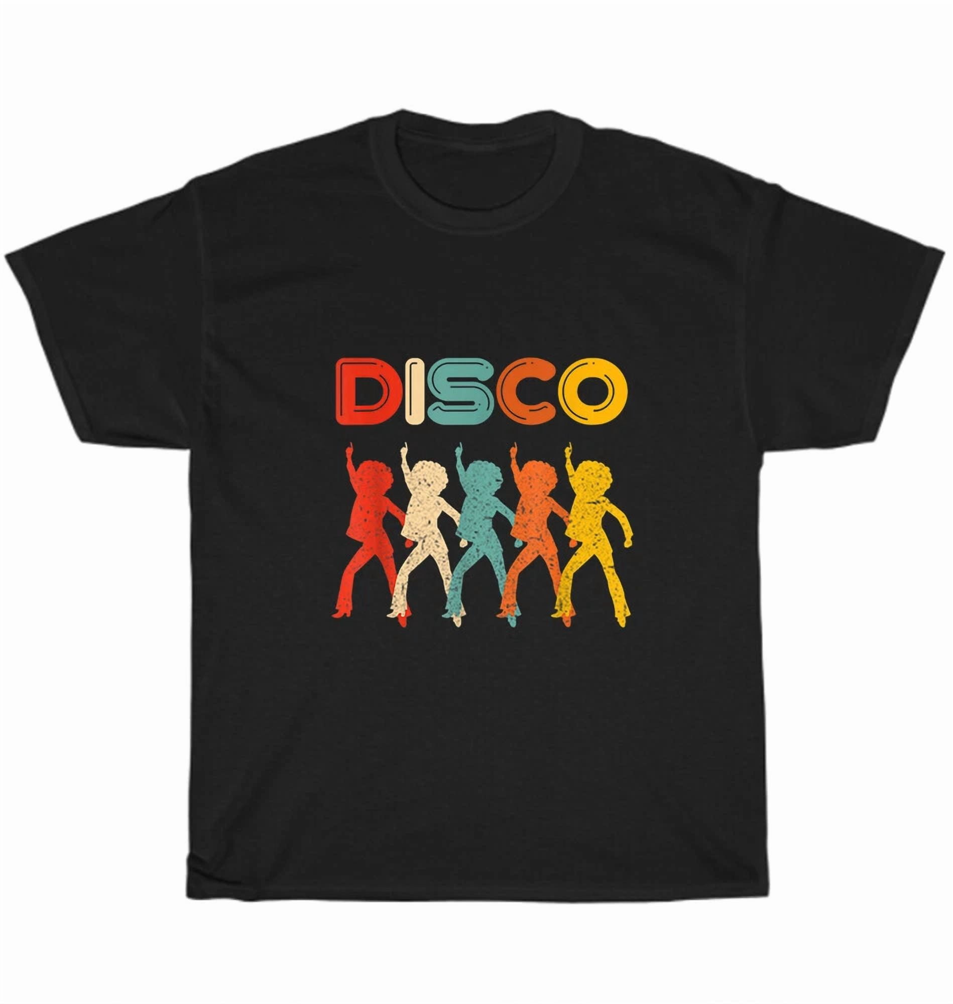 Retro Disco Groove Dancing Seventies Theme Vintage Party Vibes Unisex T ...