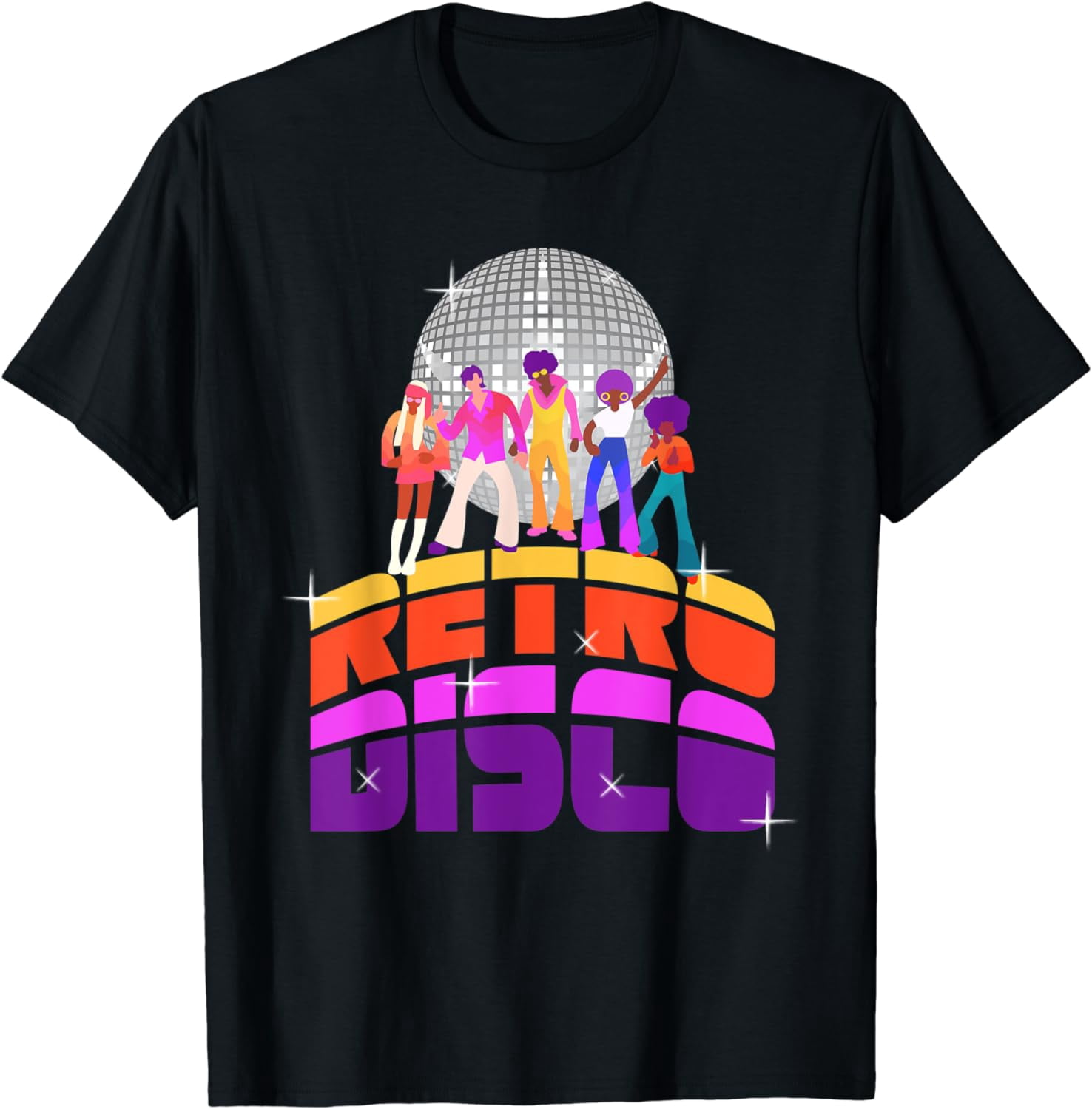 Retro Disco T-Shirt - Walmart.com