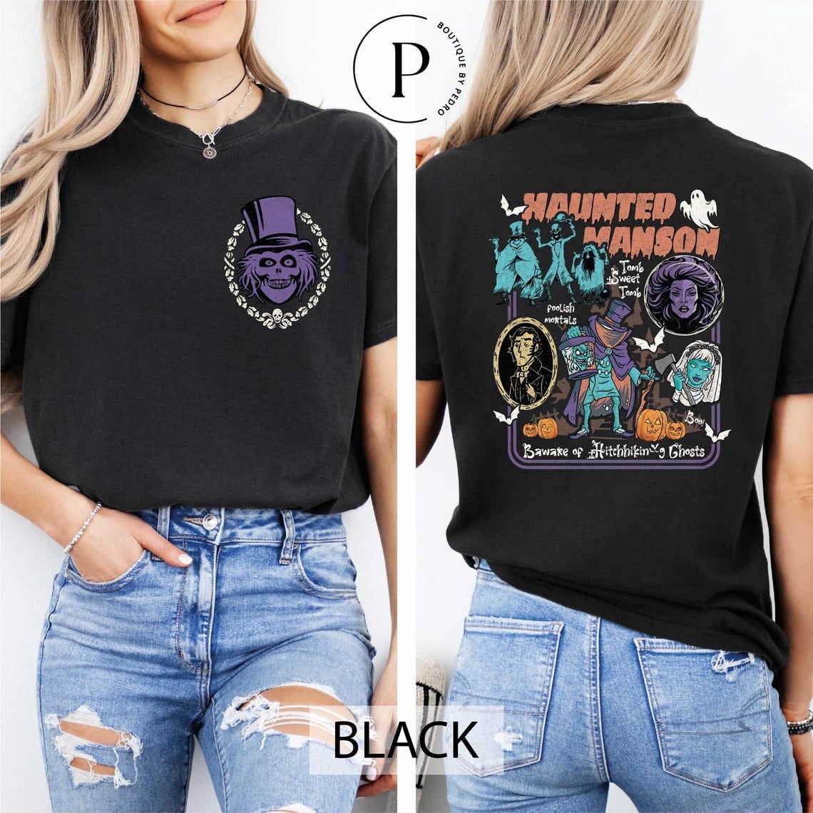 Retro Disney Haunted Mansion Shirt, Welcome Foolish Mortals ...