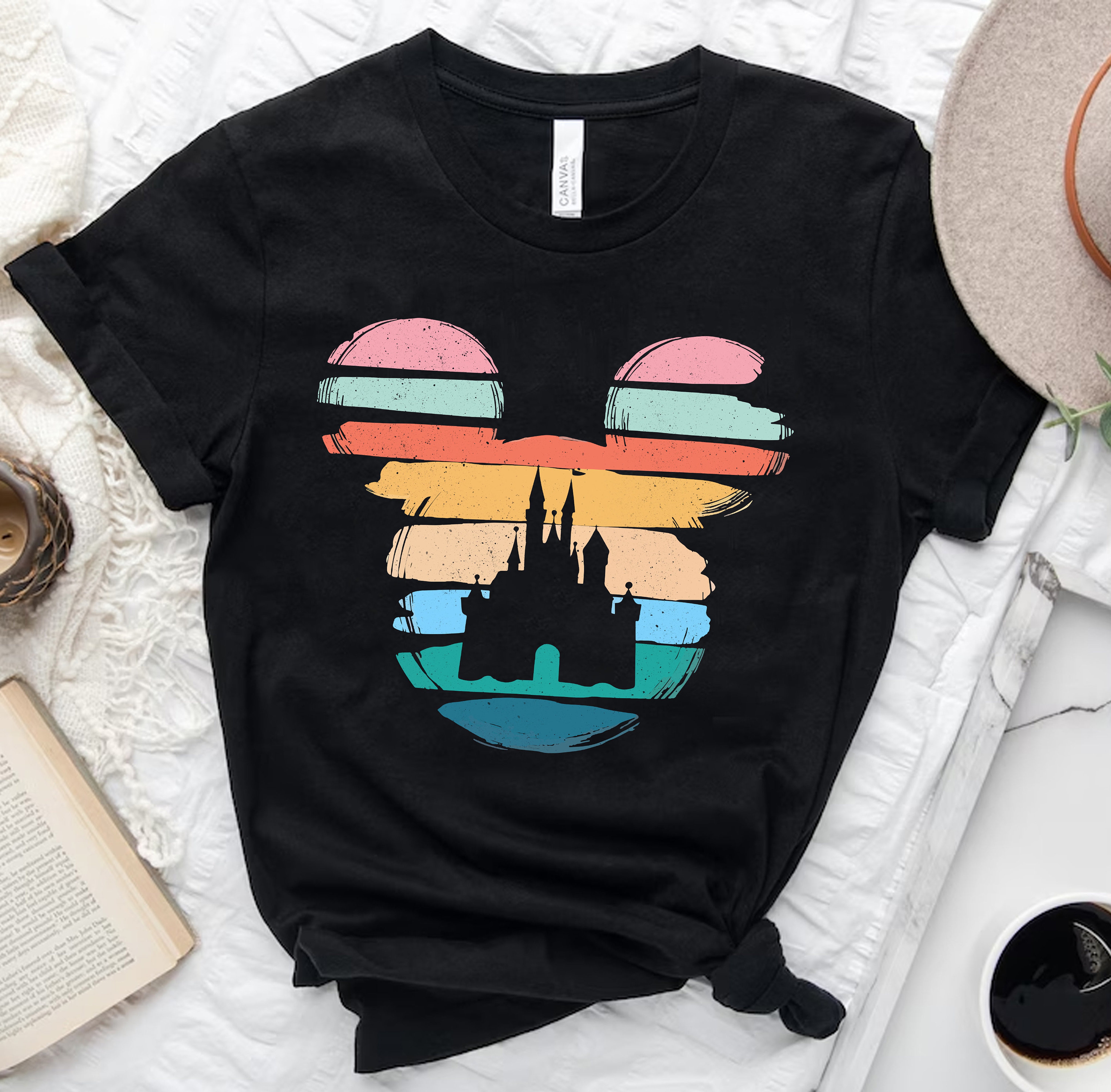 Retro Disney Mickey Mouse Head Disney Castle Shirt, Vintage Disney ... Retro Disney Mickey Mouse Head Disney Castle Shirt, Vintage Disney ...