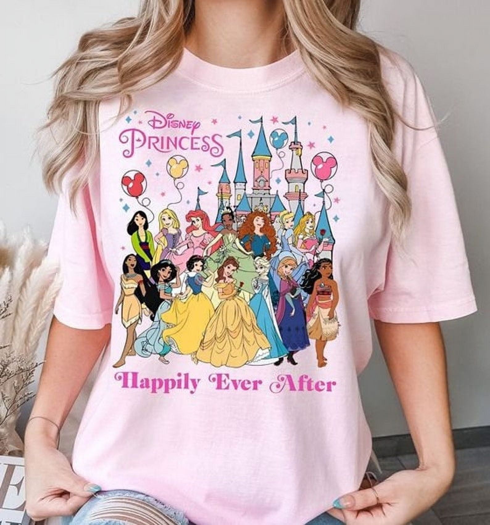 Retro Disney Princess Characters Shirt, Happily Ever After Mickey ...