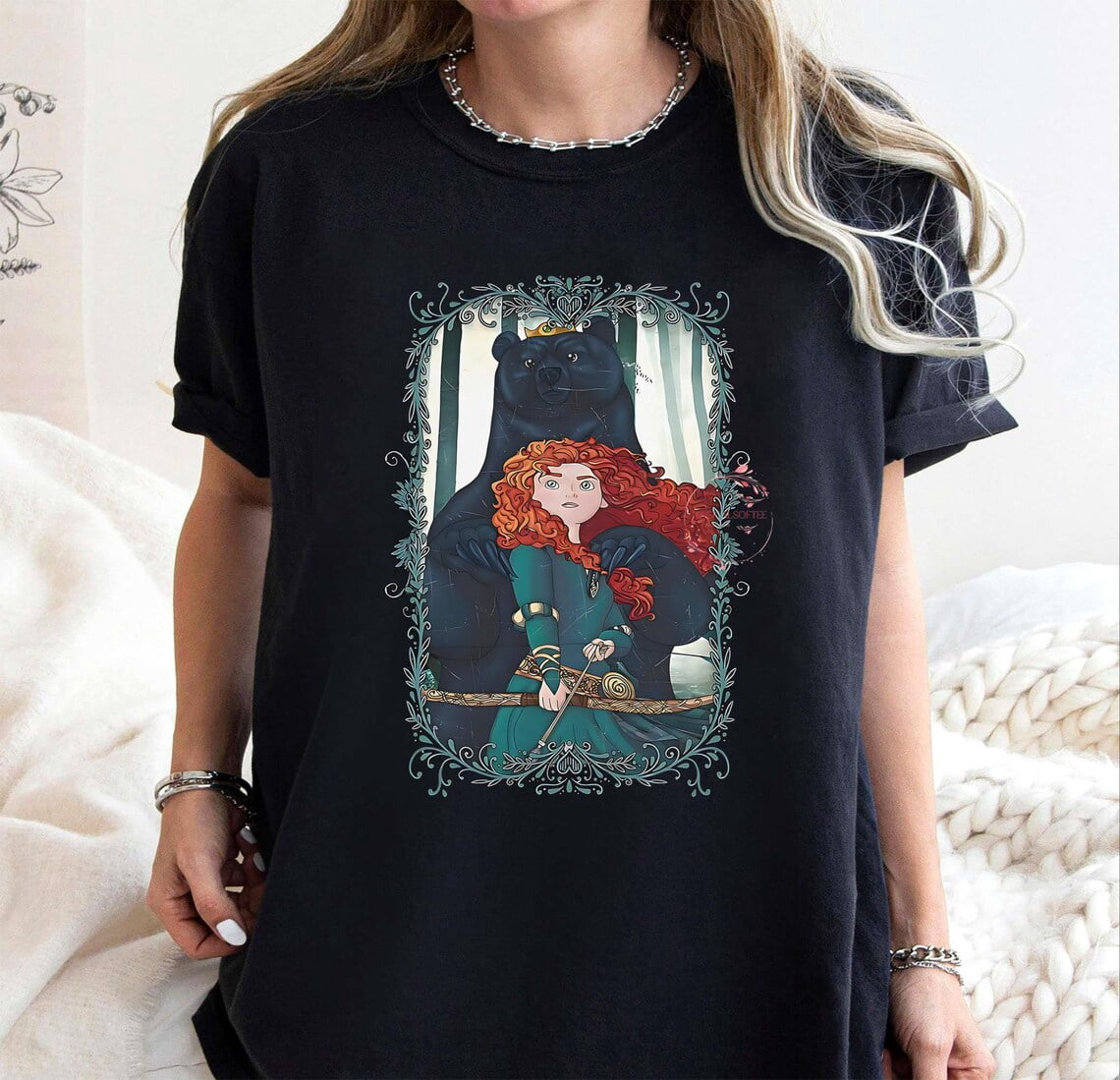 Retro Disney Princess Merida & Mor'du Comfort Colors T-Shirt. Trendy ...