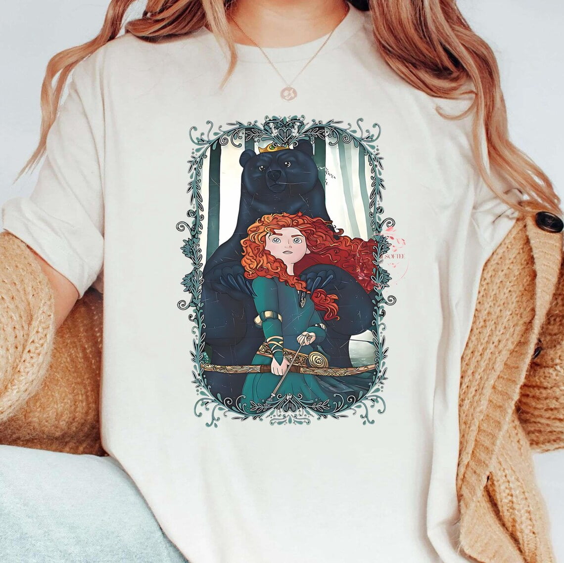 Retro Disney Princess Merida & Mor'du Comfort Colors T-Shirt. Trendy ...