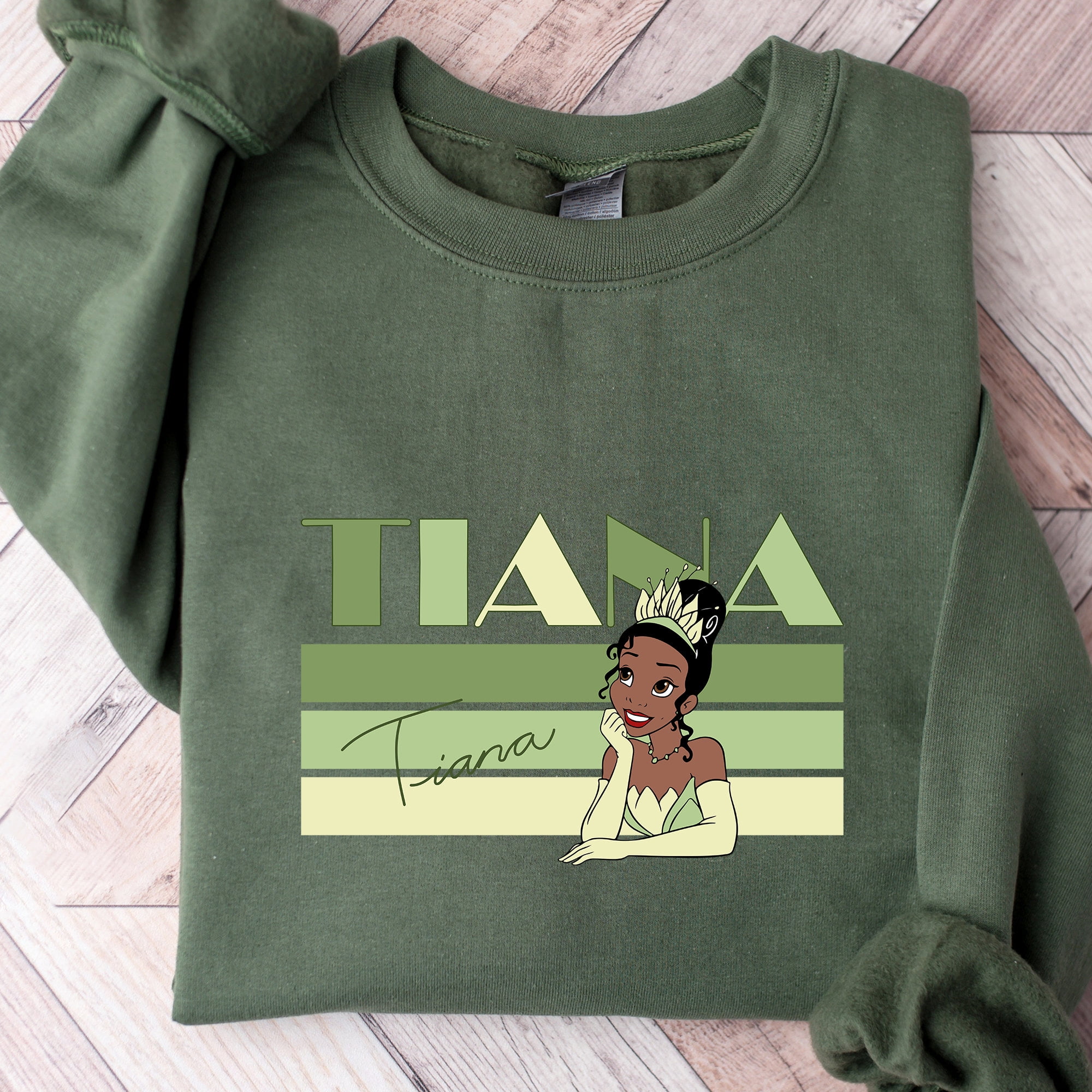 Retro Disney Princess Tiana Sweatshirt Disney Princess Sweatshirt ...