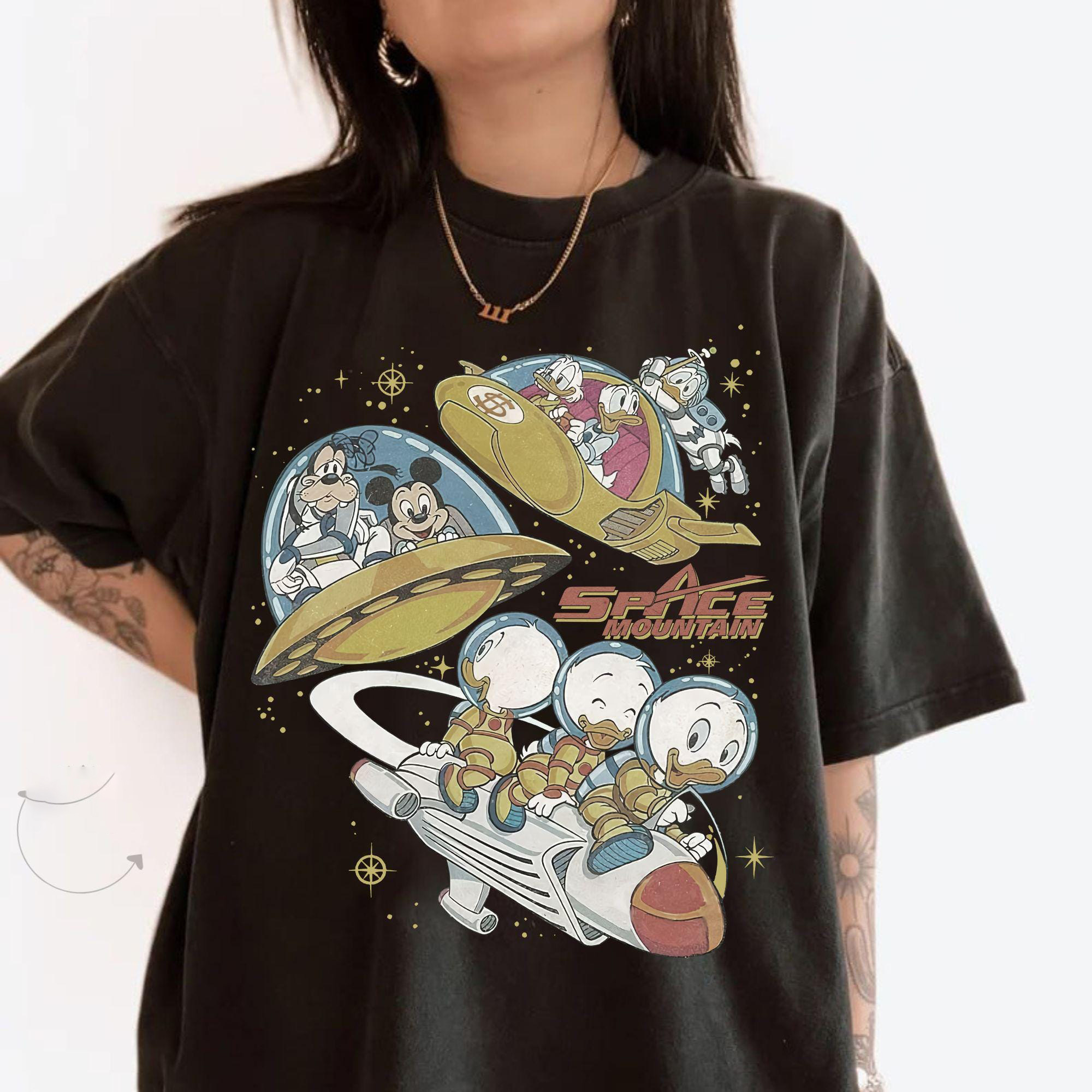 Retro Disney Space Mountain Shirt, Mickey And Friends Space Shirt ...