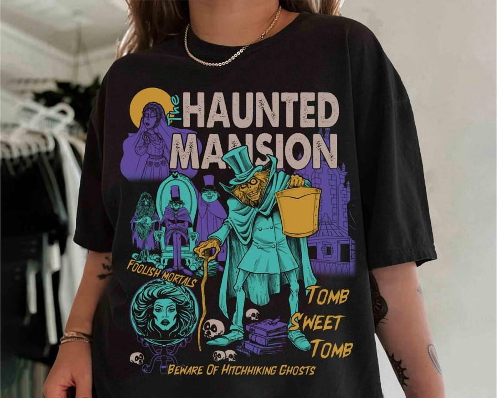 Retro Disney The Haunted Mansion T-shirt, Welcome Foolish Mortals Tee ...