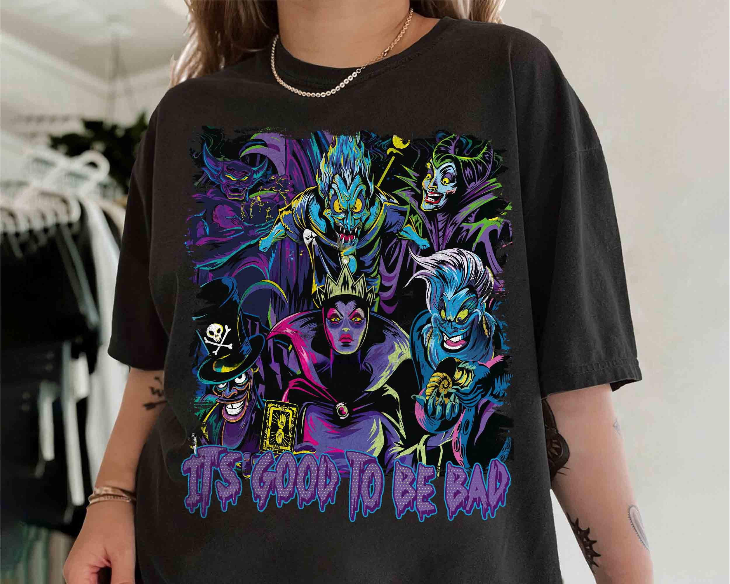 Retro Disney Villains It's Good To Be Bad T-shirt, Evil Queen ...
