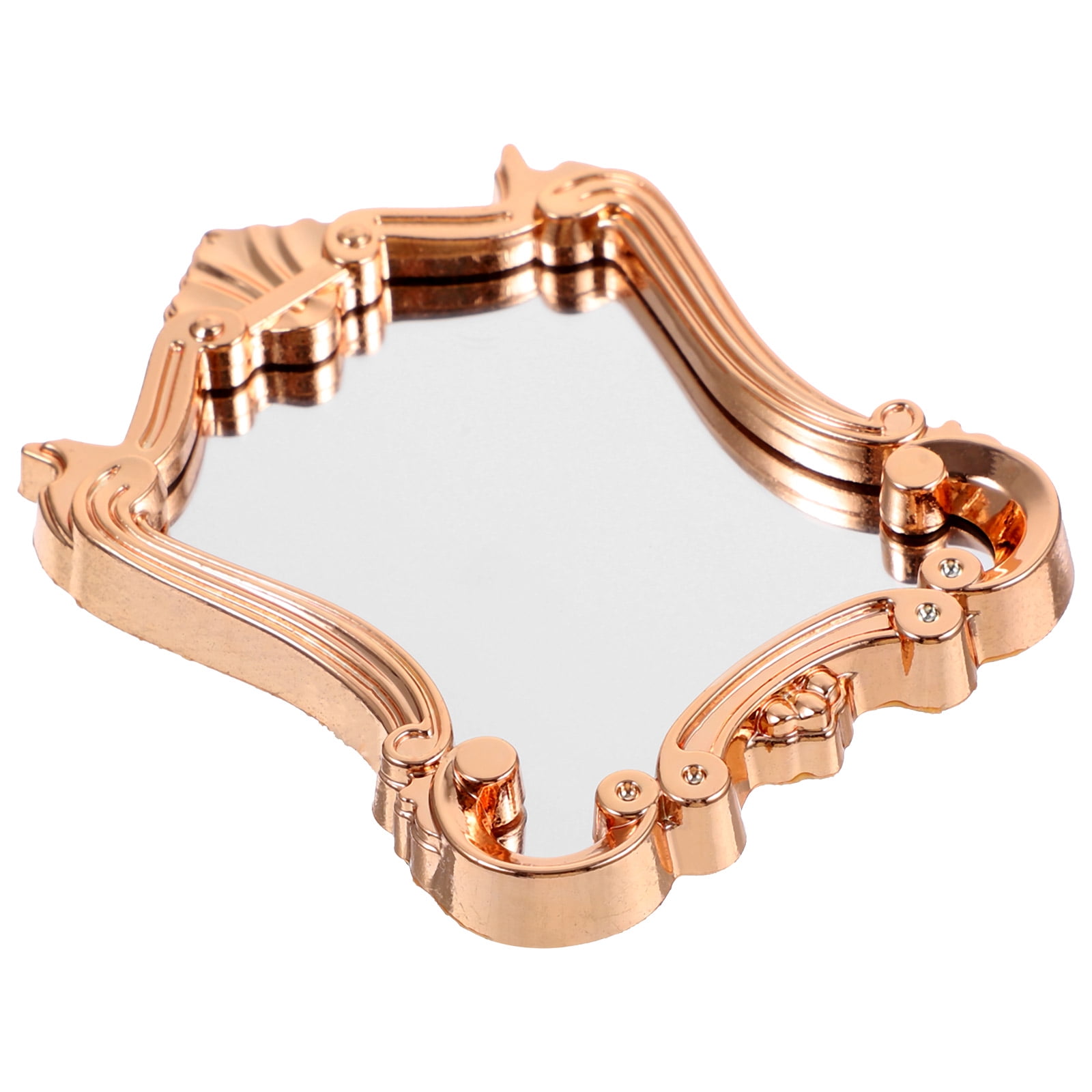 Retro Dollhouse Mini Bathroom Mirror Furniture Miniature Scene ...