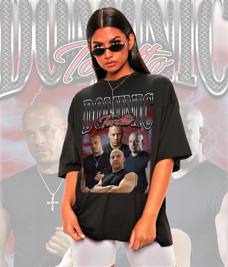 Retro Dominic Toretto Shirt -Vin Diesel Shirt,Vin Diesel Tshirt,Dominic ...