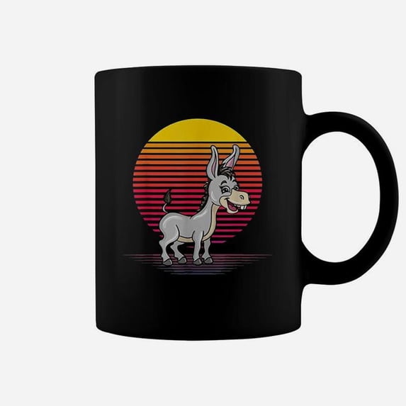 Retro Donkey Coffee Mug - Walmart.com
