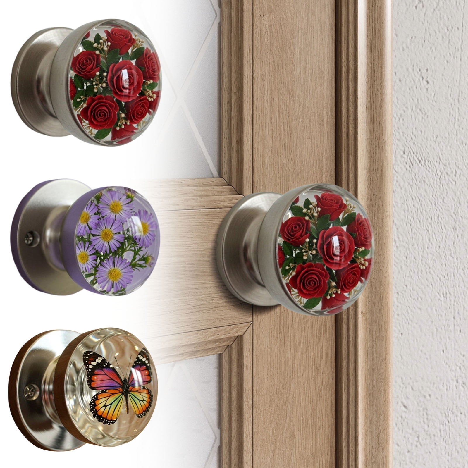 Retro Door Handle, Vintage Style Decorative Door Knob with Fashionable ...