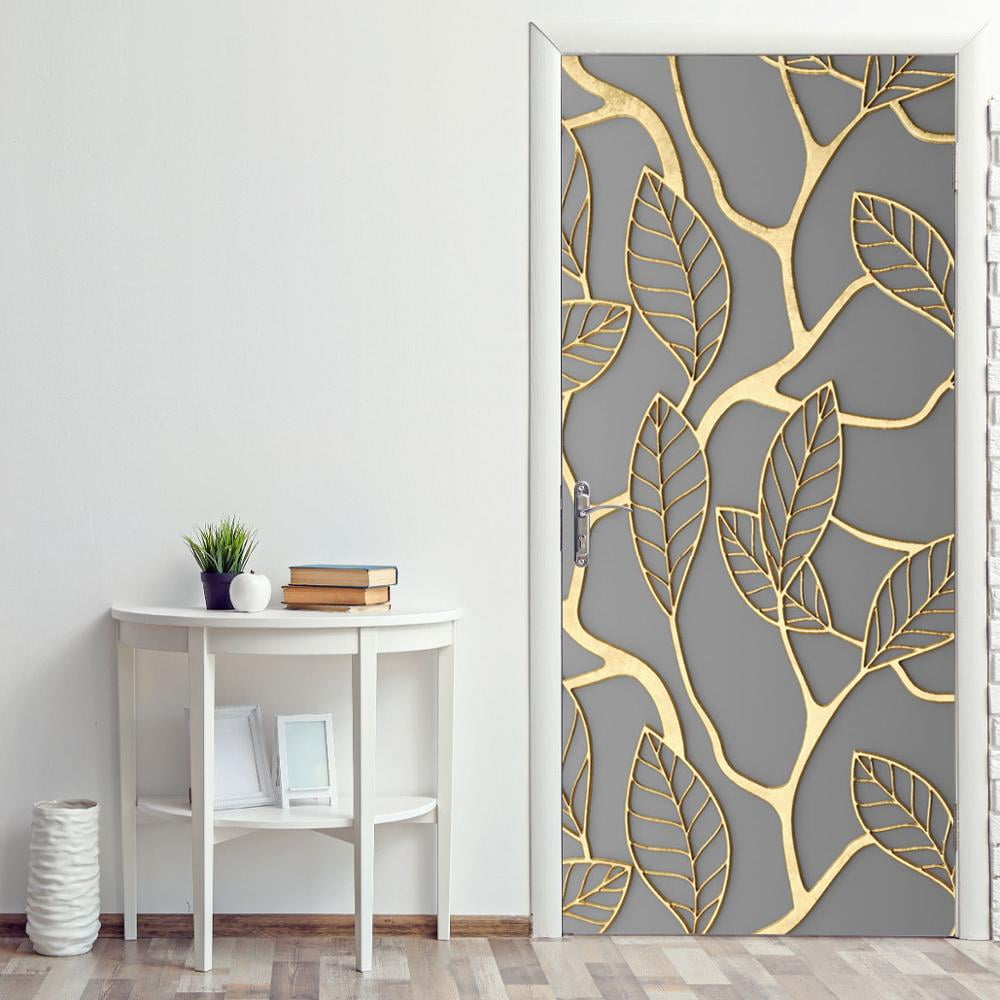 Retro Door Sticker Room Decoration Sticker Murals Self Adhesive 2023 ...