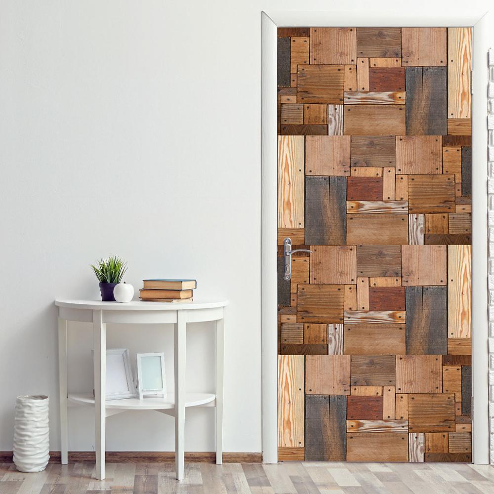 Retro Door Sticker Room ration Sticker Murals Self Adhesive 2024 Modern ...