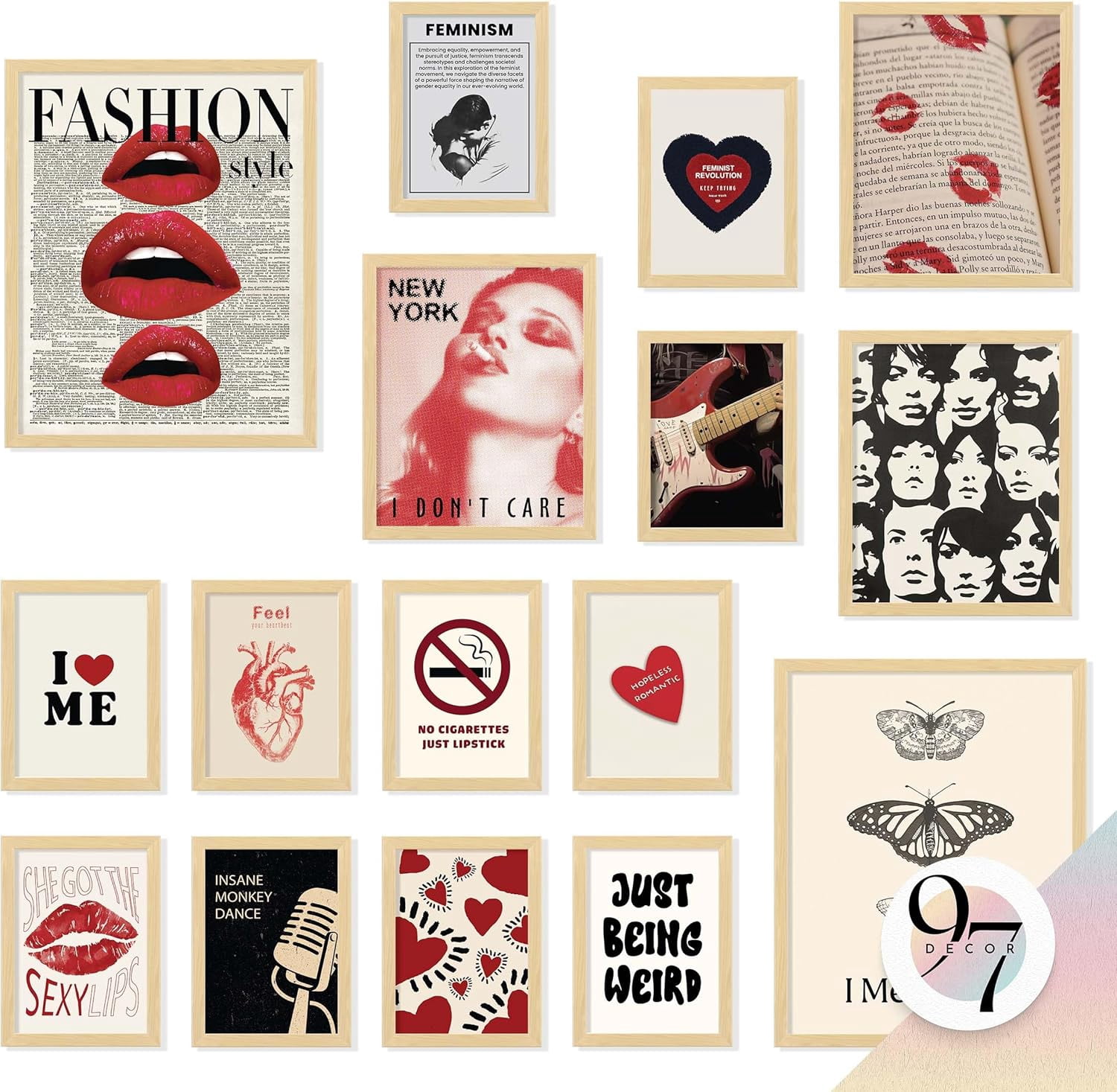 Retro Downtown Girl Room Decor - Cute Y2k Room Decor 2000s Prints, Y2k ...