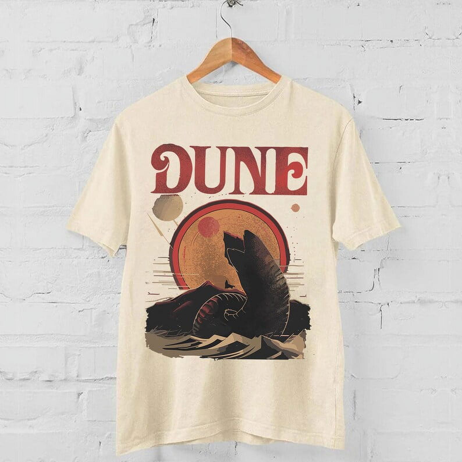 Retro Dune Sandworm and Muad'dib Shirt, Dune 2024 Movie Tee, Timothee ...