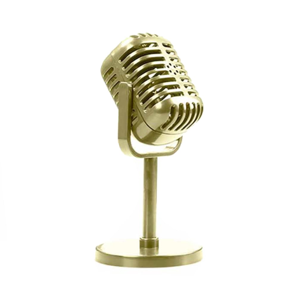 Retro Dynamic Vocal Microphone Prop A Nostalgic Addition to Any Setting ...