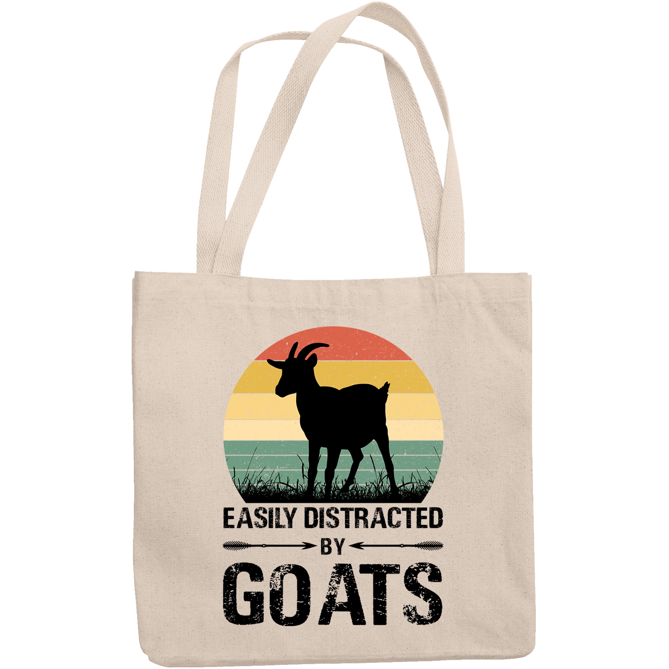 Retro Easily Distracted by Goats, Farmer, Goat Lover or Farm Owner ...