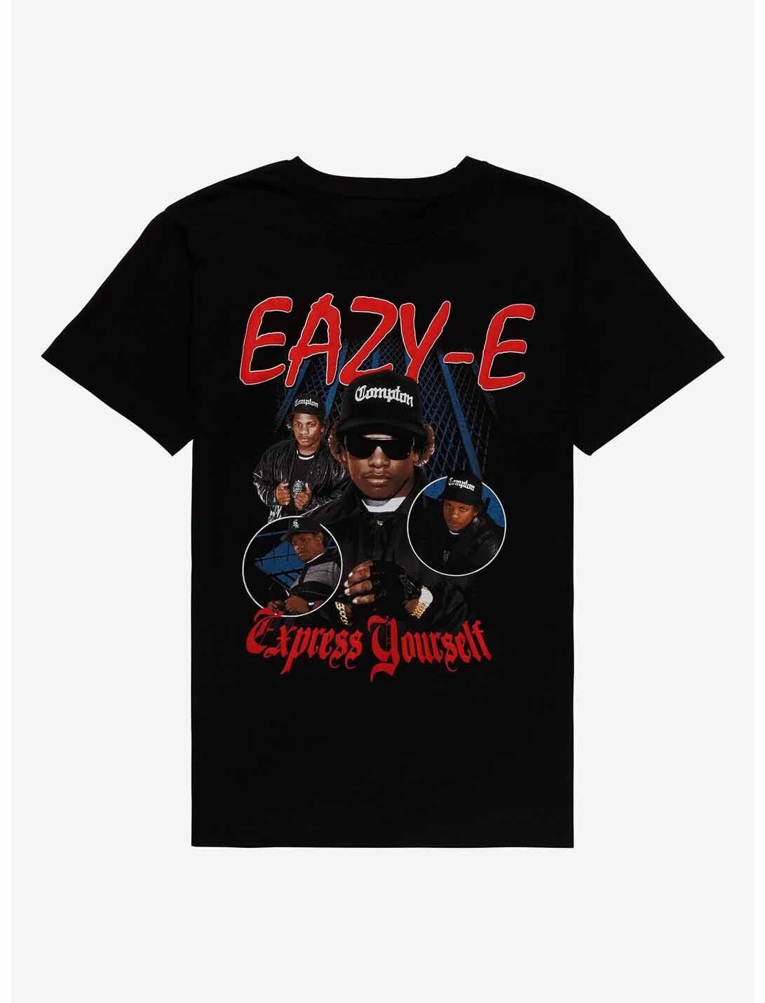 Retro Eazy-E Express Yourself Shirt Short Sleeve Black Unisex S-5XL ...