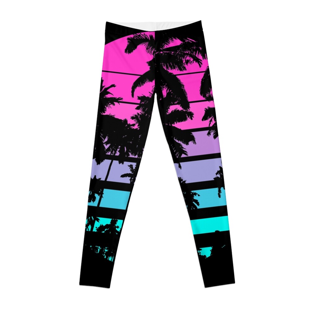 Retro Eighties 80s & 90s Beach Style design with palm trees design ...