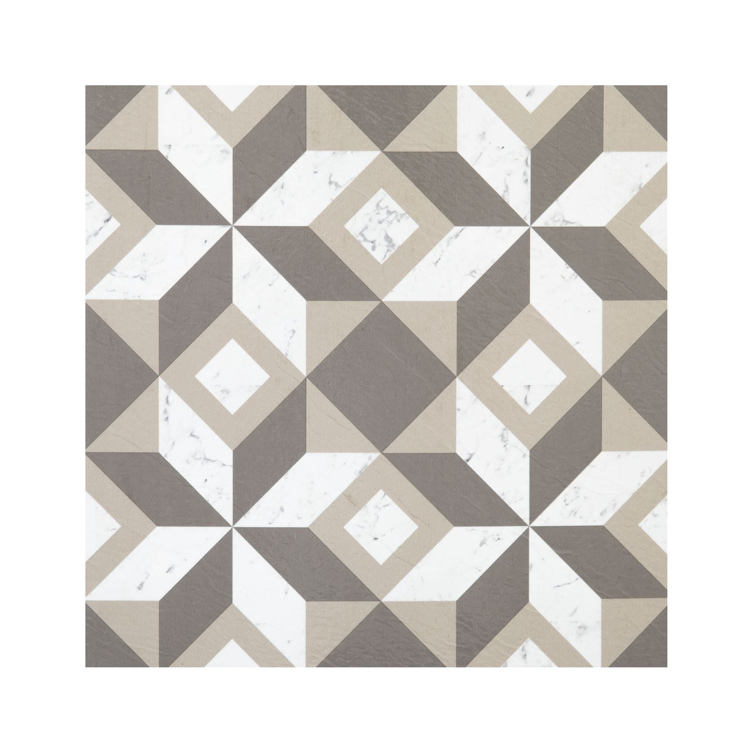Retro Elegance 12x12 Self Adhesive Vinyl Floor Tile - Prism Marble - 20 ...