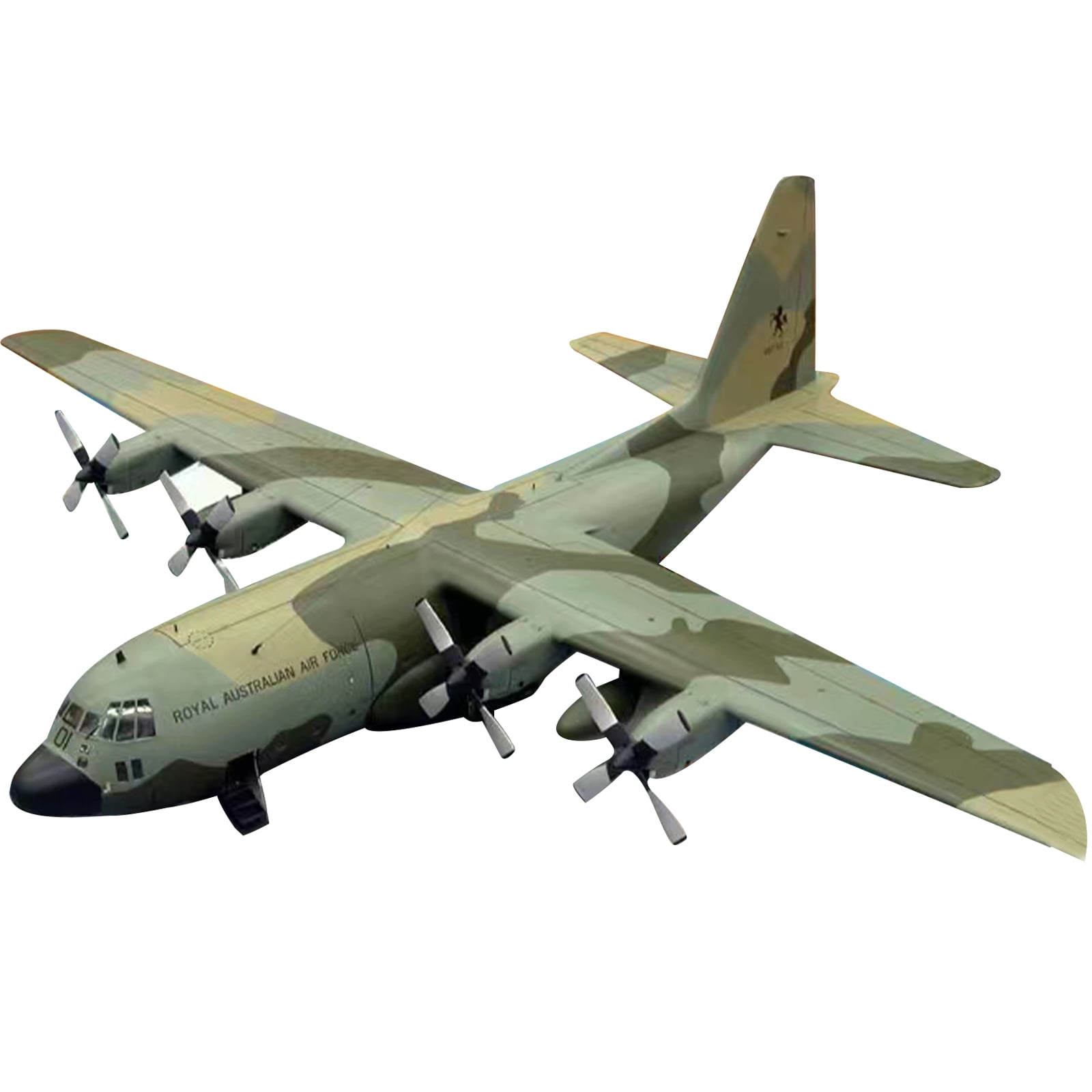 Retro Elegant C-130 Hercules Transport Aircraft Paper Model Addition to ...