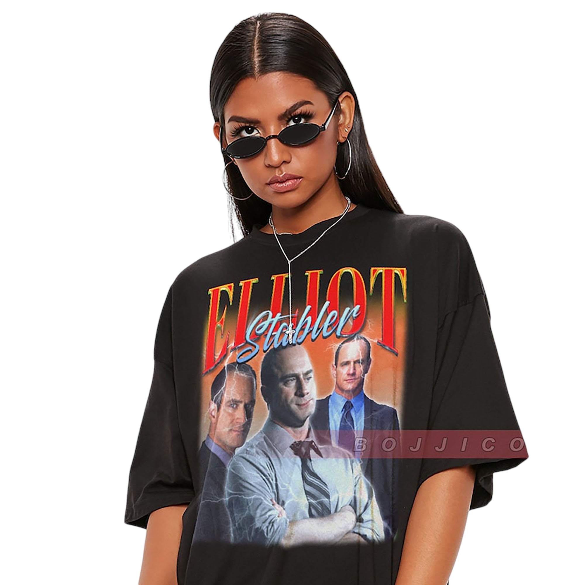 Retro Elliot Stabler Christopher Meloni Vintage Unisex Classic 2D T ...
