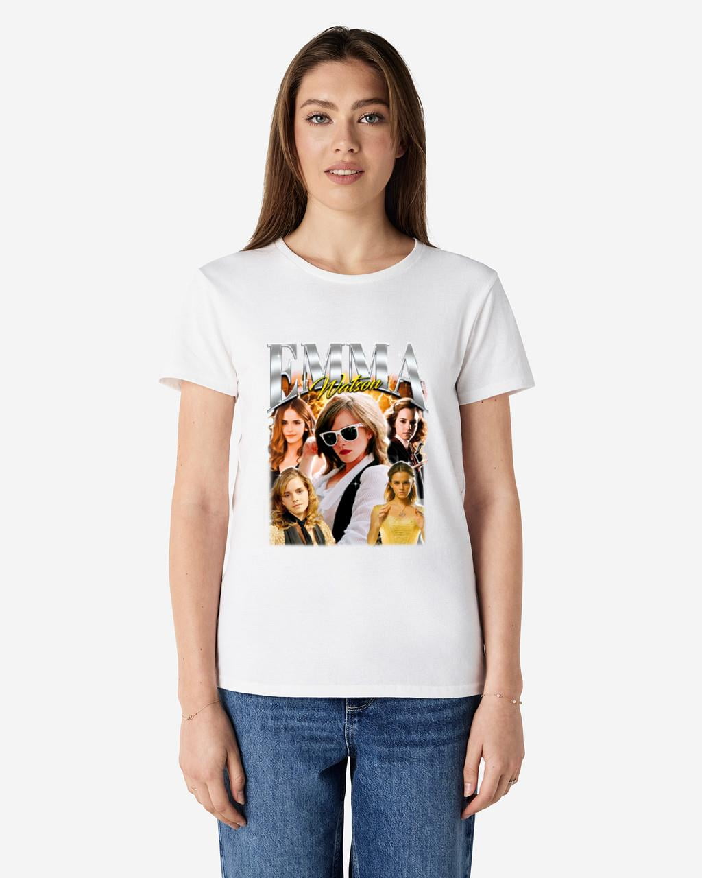 Retro Emma Watson Emma Watson Tshirt, for men & women, up to size 5XL. - Walmart.com