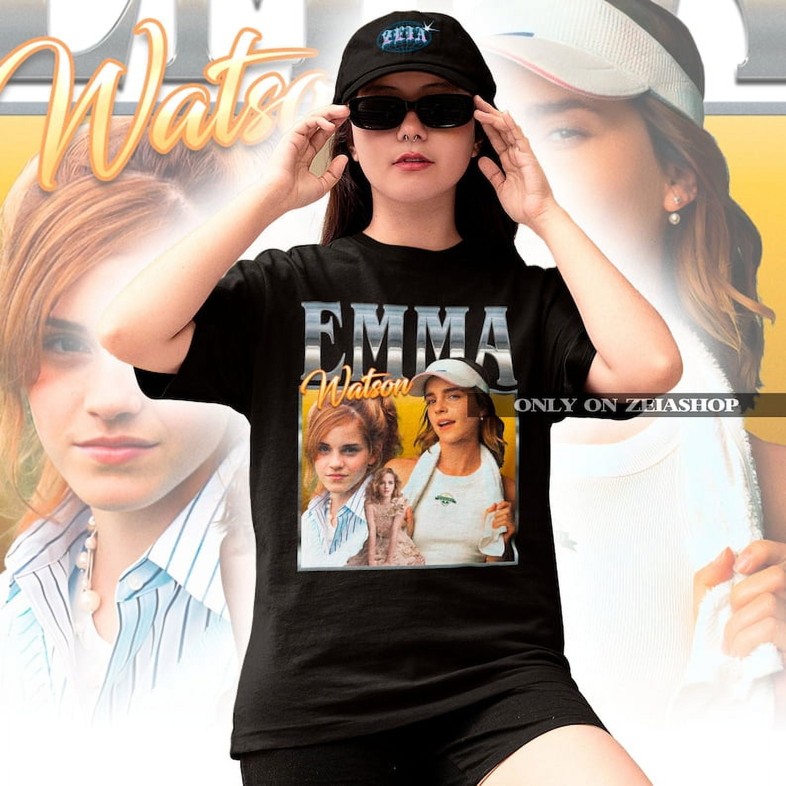 Retro Emma Watson Retro Classic Tee - Walmart.com