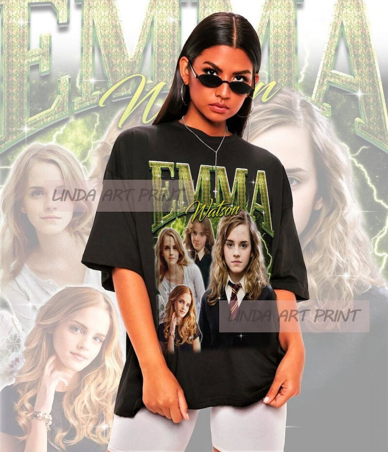 Retro Emma Watson Shirt-Emma Watson Tshirt,Emma Watson T-shirt,Emma ...