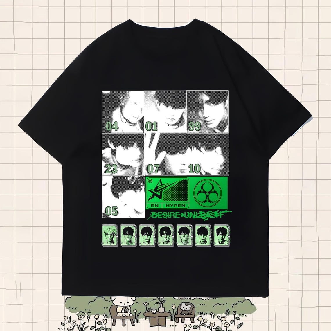 Retro Enhypenn Desire Unleash Shirt, Enhypenn Mine Shirt, Enhypenn Walk ...