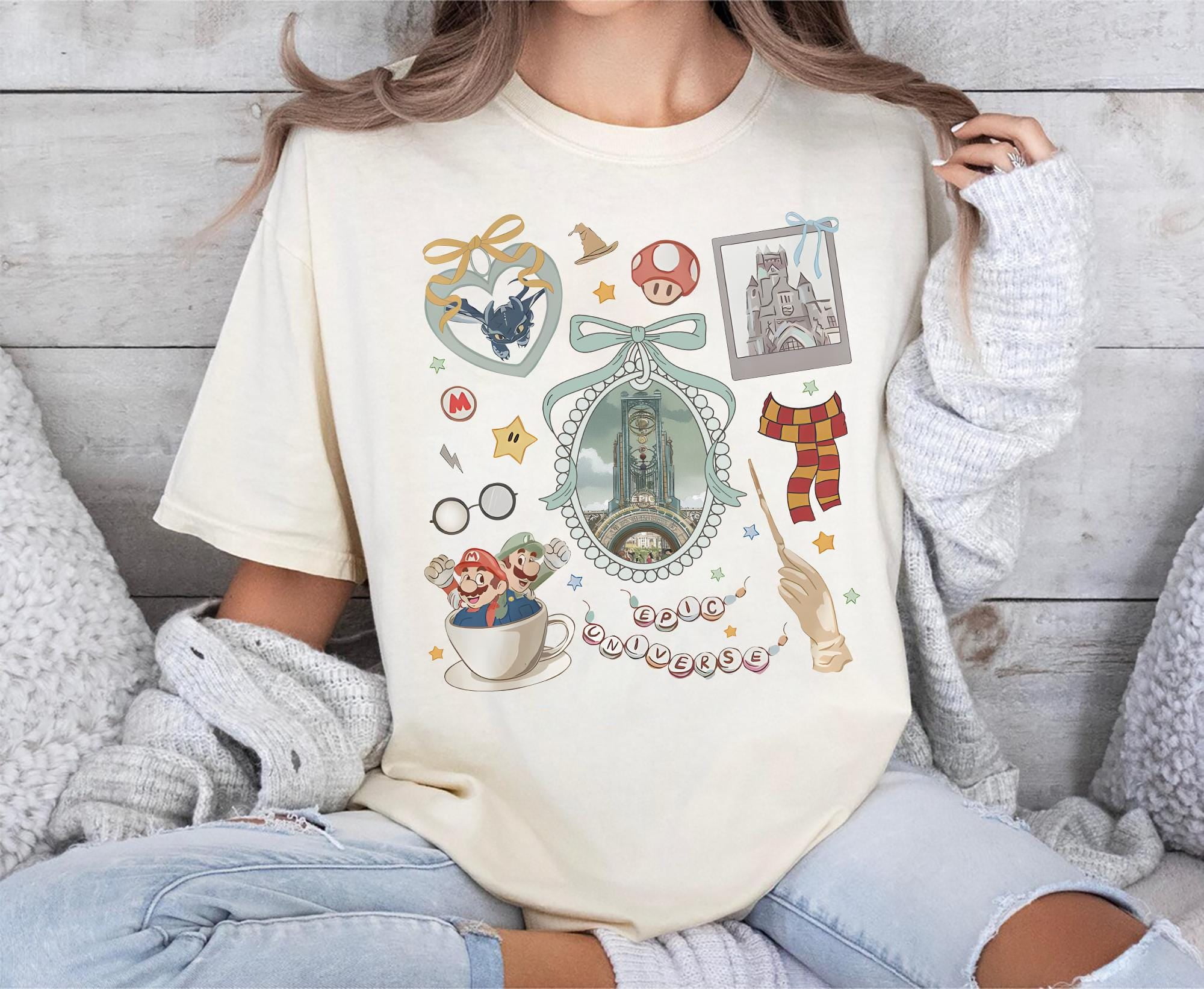 Retro Epic Universe Shirt 2026 Family Park Trip Tee Orlando Theme Park ...