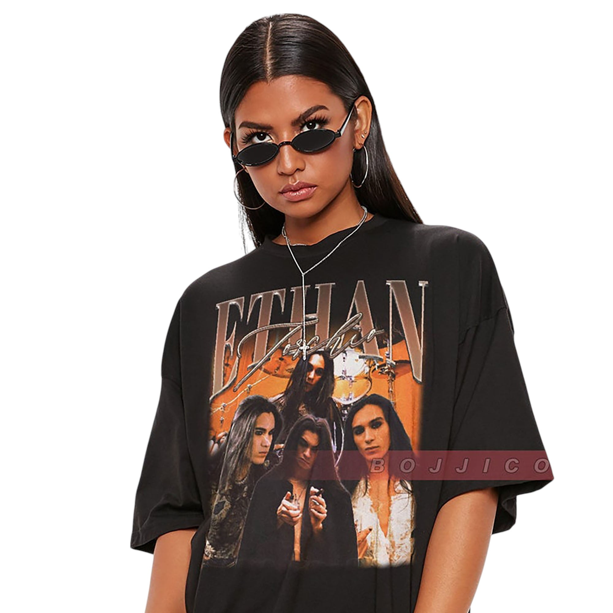 Retro Ethan Torchio Vintage Unisex Classic 2D T-Shirt - Fan Maneskin ...