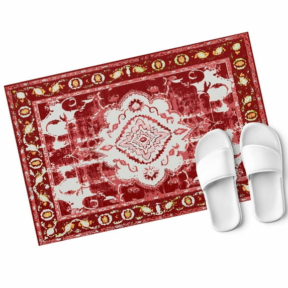 Retro Ethnic Door Mat Tribal Boho Non Slip Absorbent Entrance Mat ...