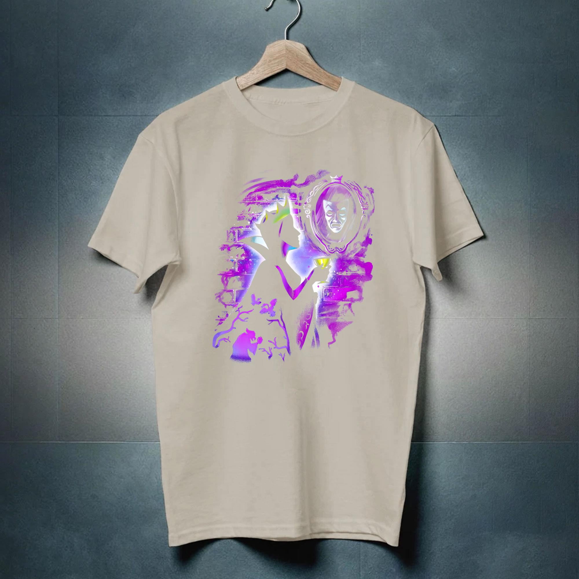 Retro Fairy Tale Villains Portrait Shirt, Dark Magic Queen Graphic Tee ...