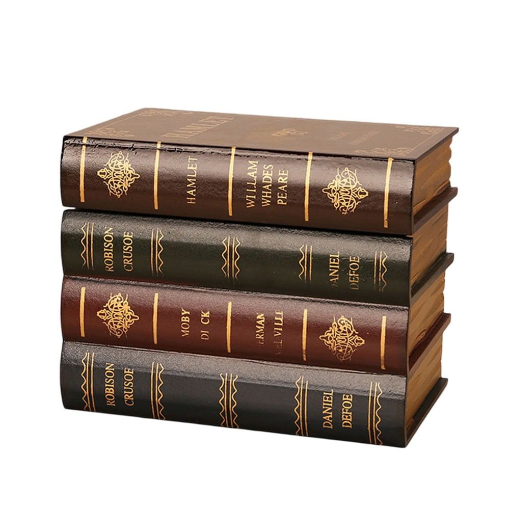 Retro Fake Book Storage Box, Simulation Book Storage with Openable ...