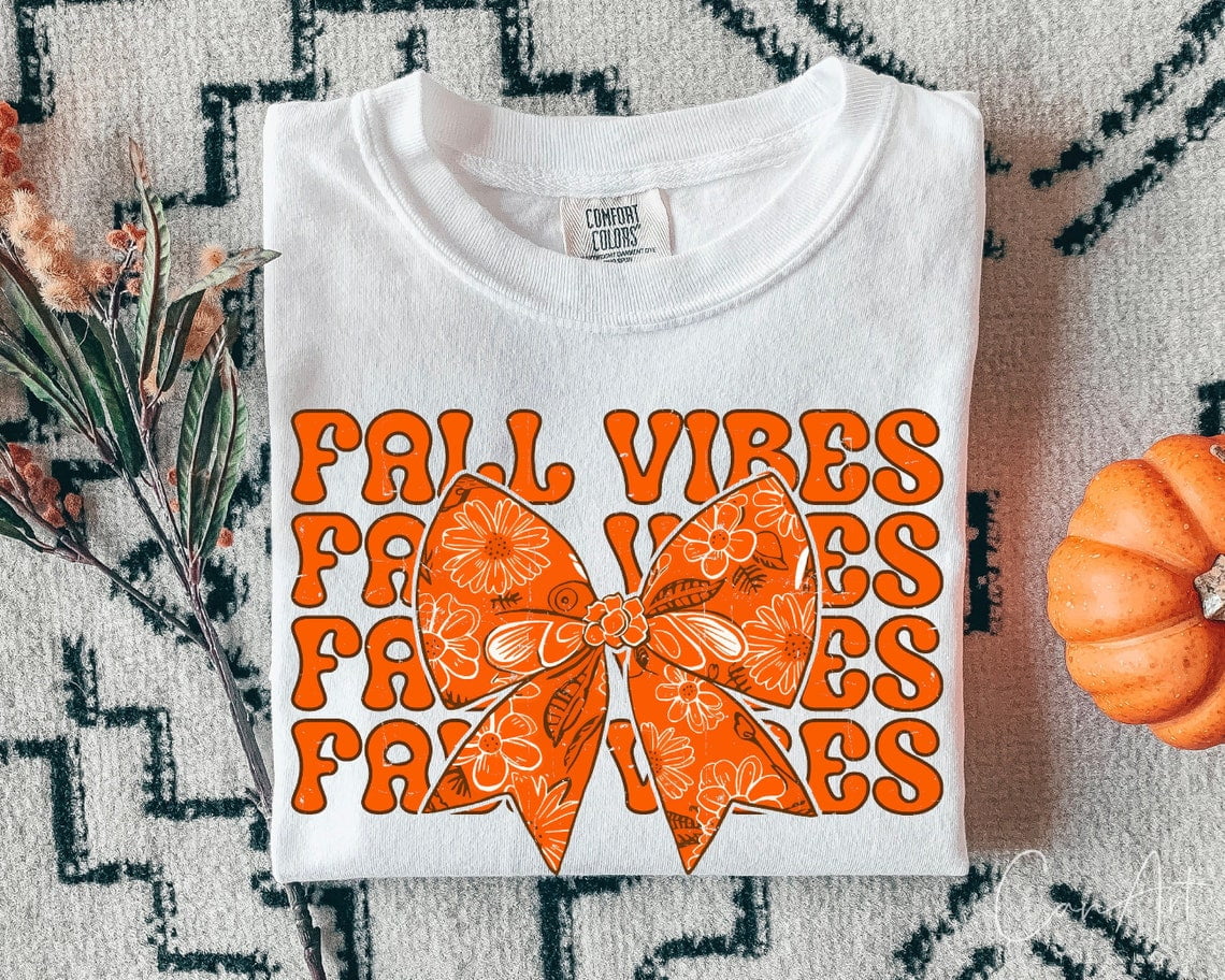 Retro Fall Coquette Png, Fall Vibes Png, Autumn Png For T-Shirt, Mug ...