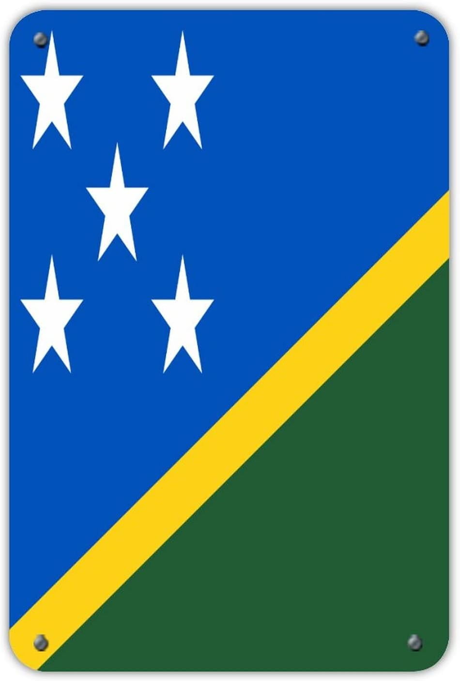 Retro Fashion Chic Metal Metal Sign Solomon Islands Signs International ...