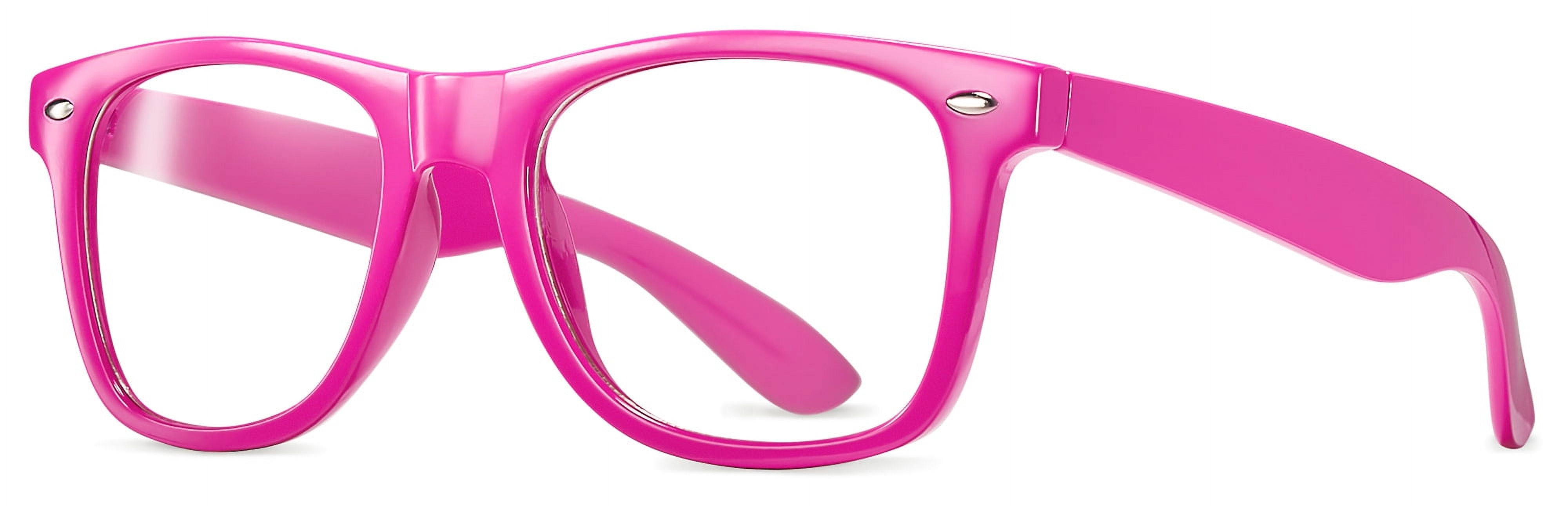 Retro Fashion Nerd Non Prescription Clear Lens Glasses For Men Women Pretend Cosplay Costume