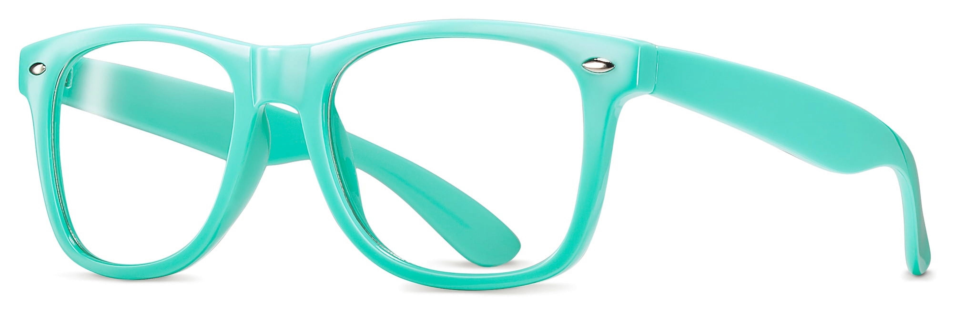 Clear Lens Non-Prescription Retro Nerd Glasses for Men Women Costume ...