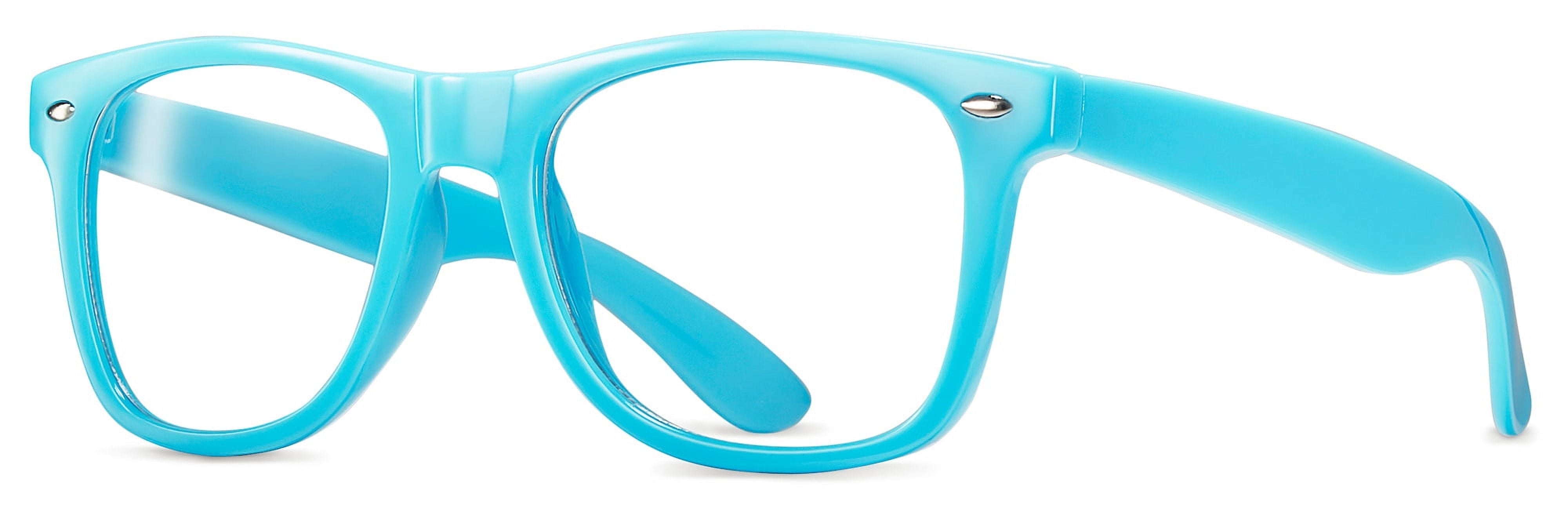 Clear Lens Non-Prescription Retro Nerd Glasses for Men Women Costume Cosplay Pretend Fake ...