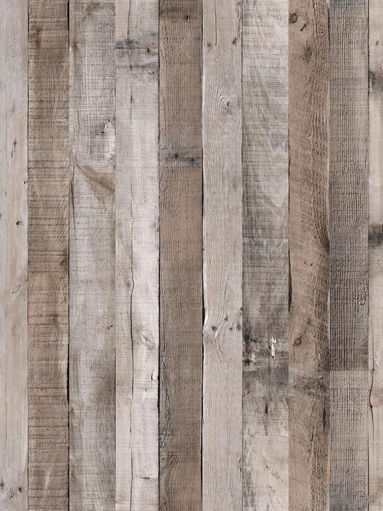 Retro Faux Wood Grain Peel And Stick Wallpaper Self-adhesive Wood Plank ...
