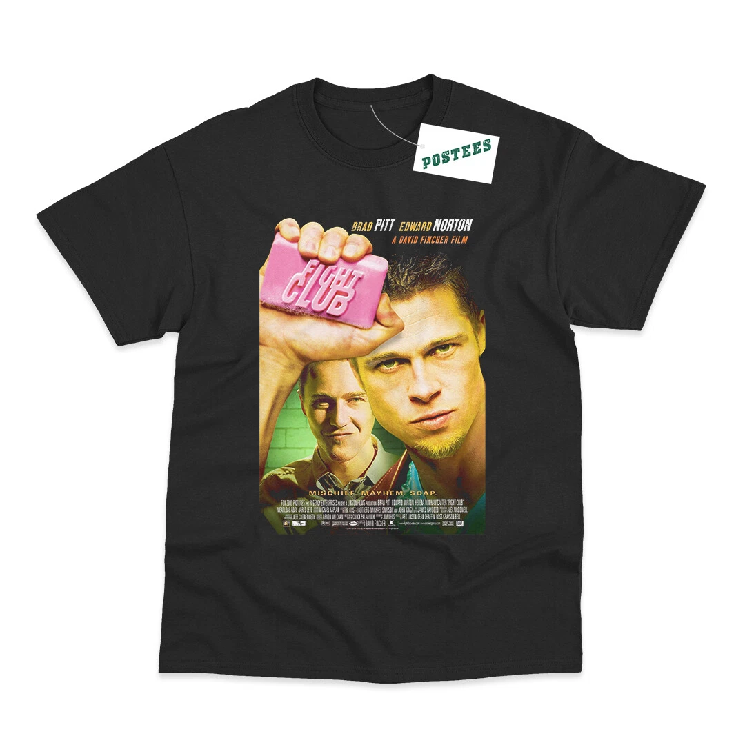 Retro Fight Club Inspired Movie Poster Direct To Garment Printed T ...