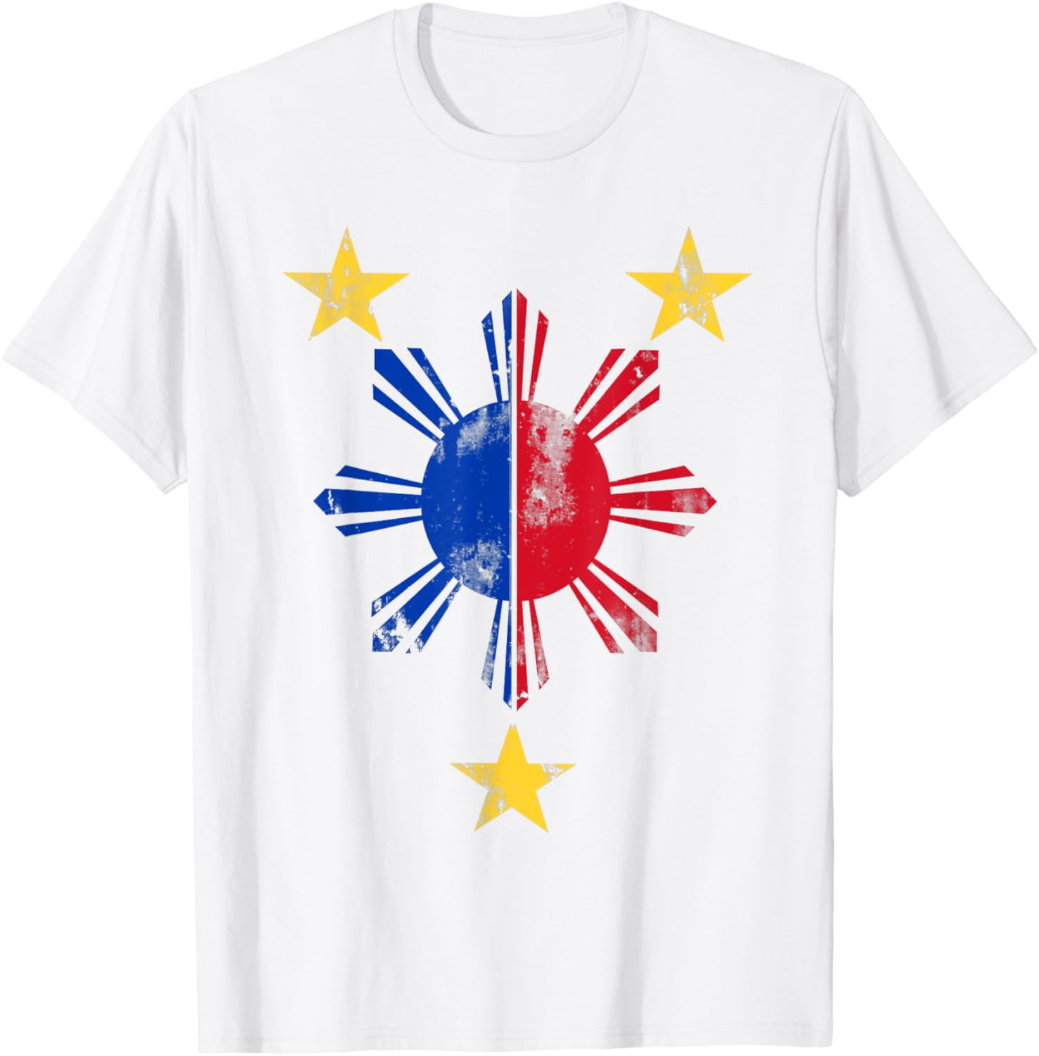 Retro Filipino Flag Philippines T-Shirt - Walmart.com
