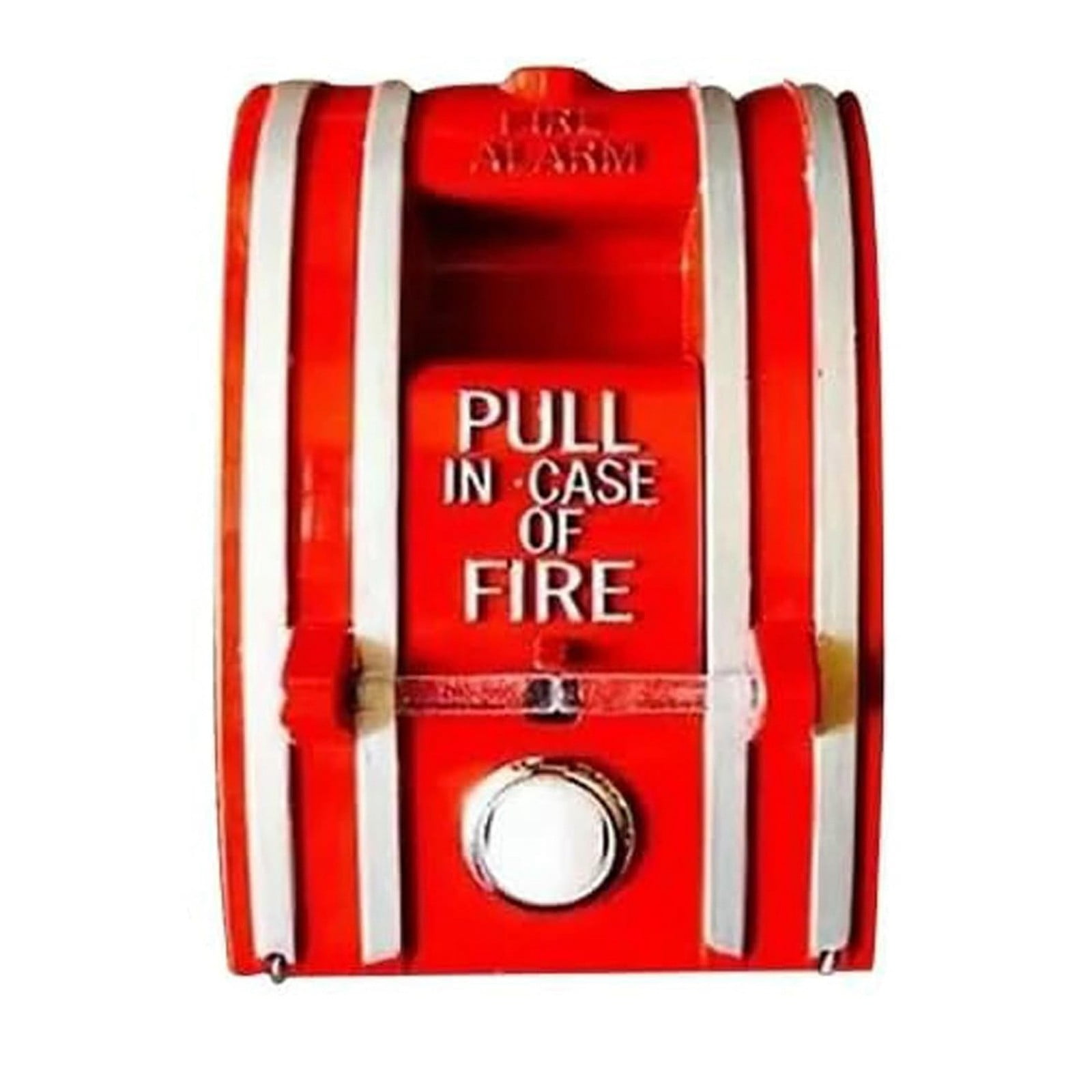 Retro Fire Alarm Pull Station Doorbell - Resin, Red, Decorative - for ...