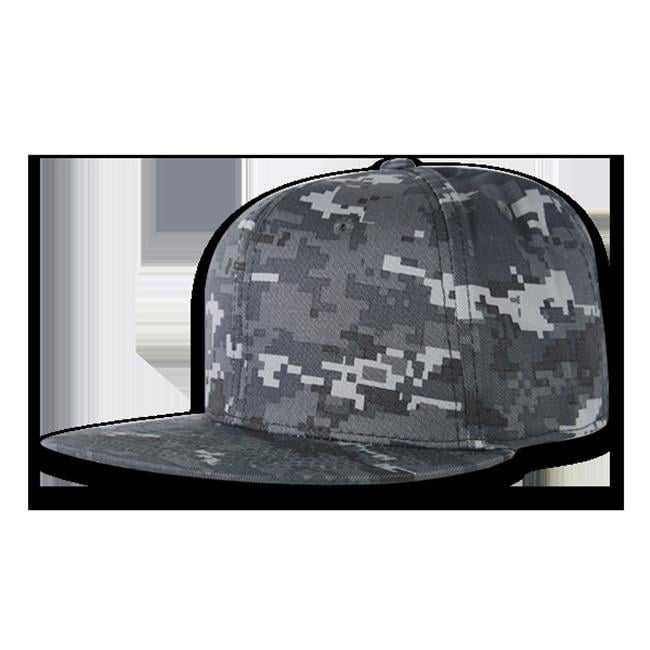 Retro Fitted Caps, Urban Digital - Size 7-0.625 - Walmart.com