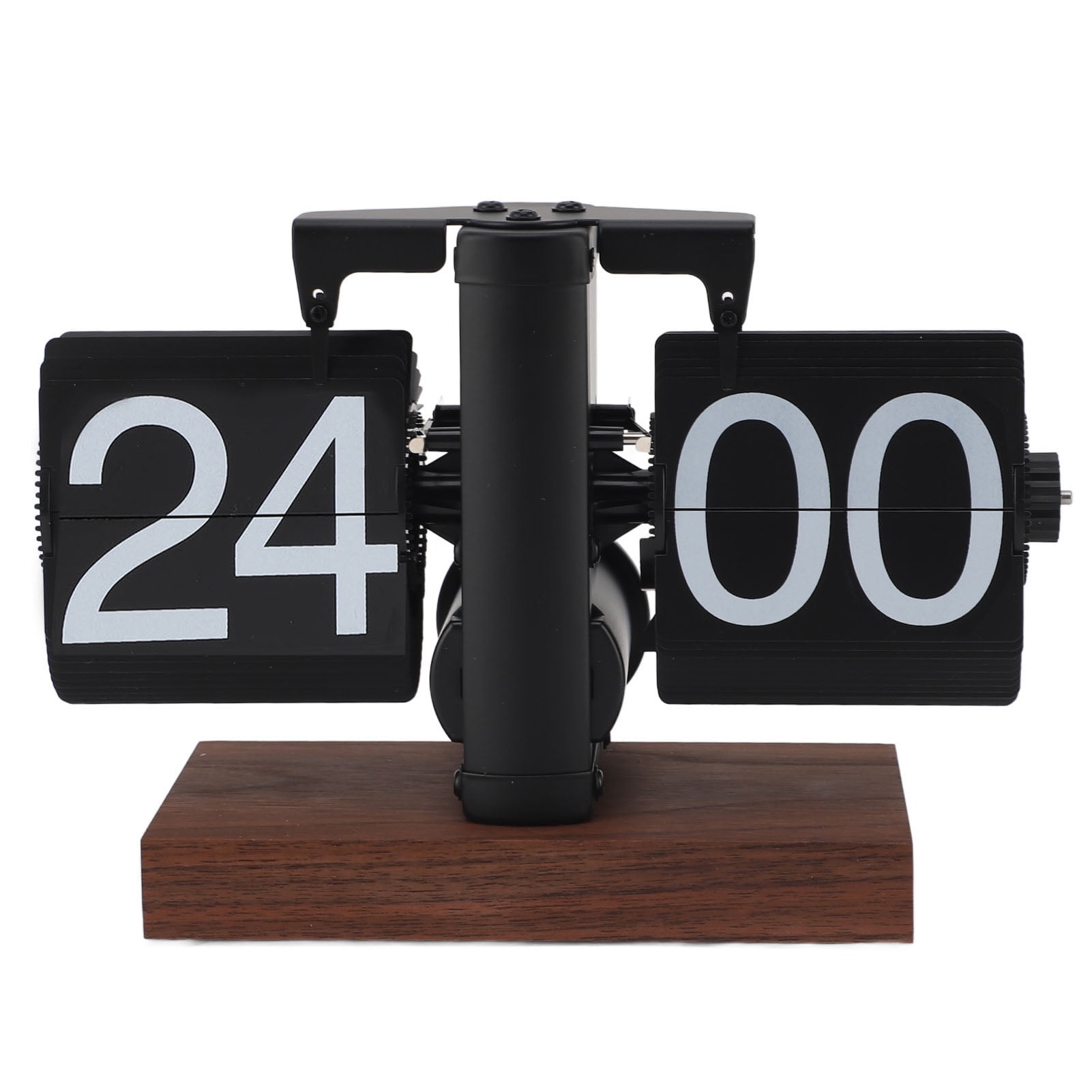 Retro Flip Clock, 24 Hour Display, Adjustable Time, Non,Slip Base ...