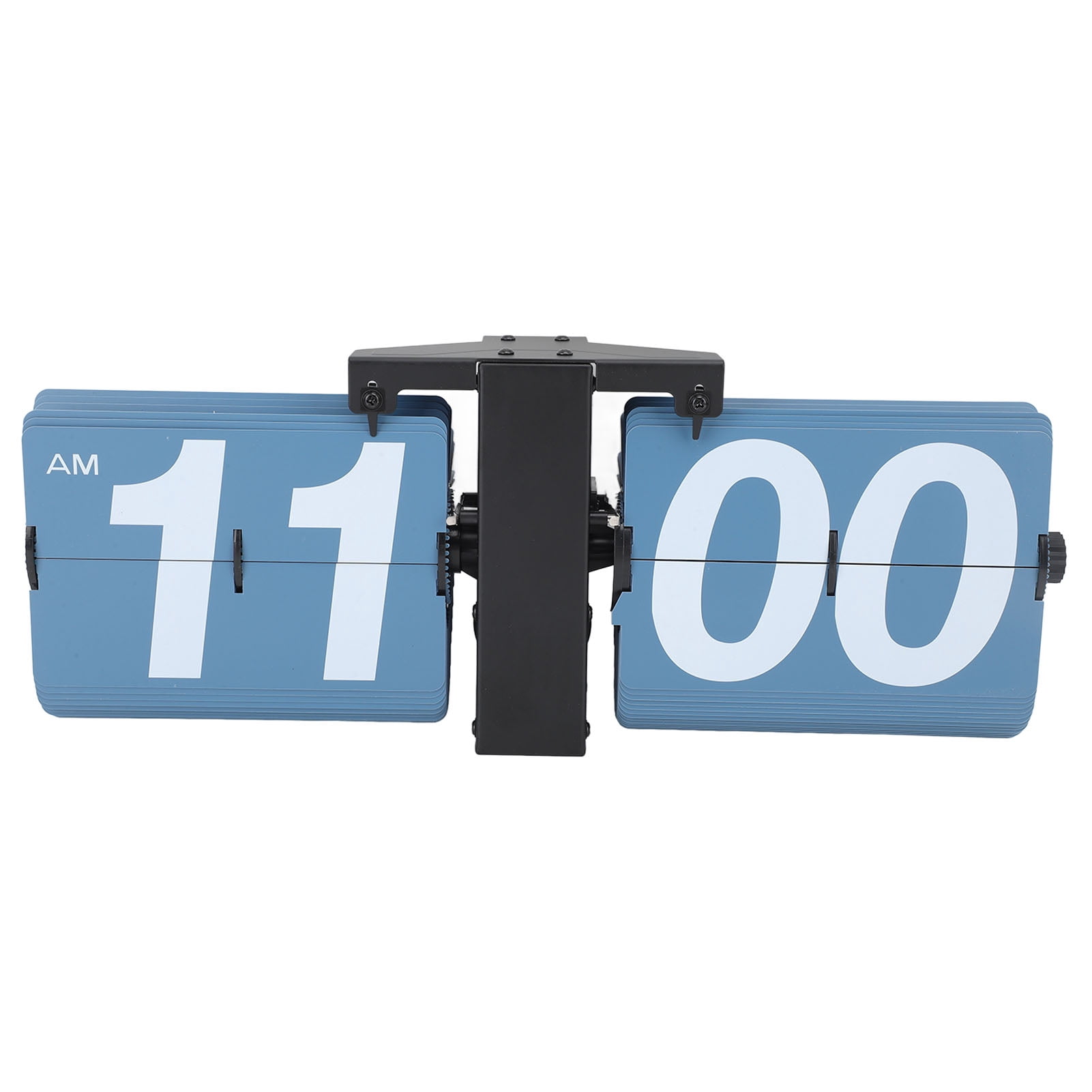 Retro Flip Clock, Stainless Steel PVC, Automatic Page Turning, 12,Hour ...
