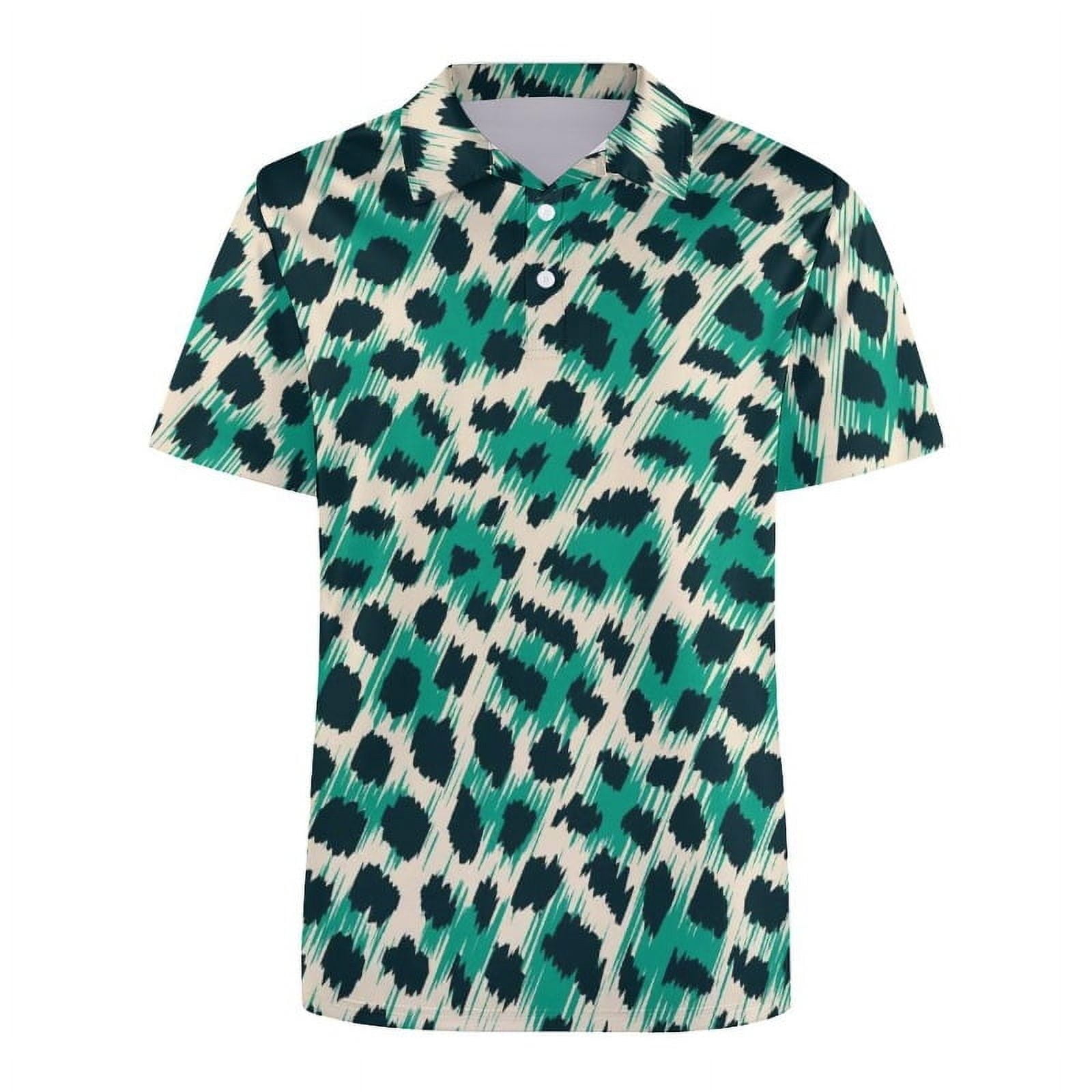 Retro Flower Graphic 3D Printed Men Polo Shirt Casual Hawaii Vaion ...